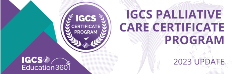 IGCS Palliative Care Certificate Program