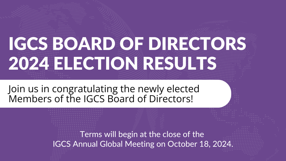 Board of Directors Election Results - IGCS